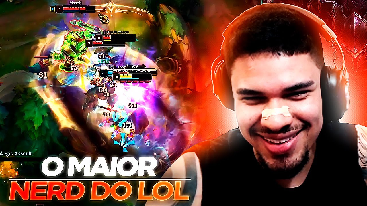 AYEL É O MAIOR NERD DO LOL! - YouTube
