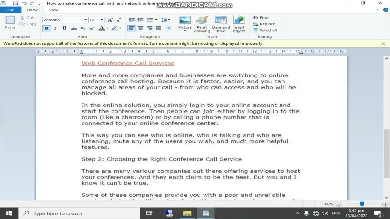 How to make conference call with any network online - YouTube