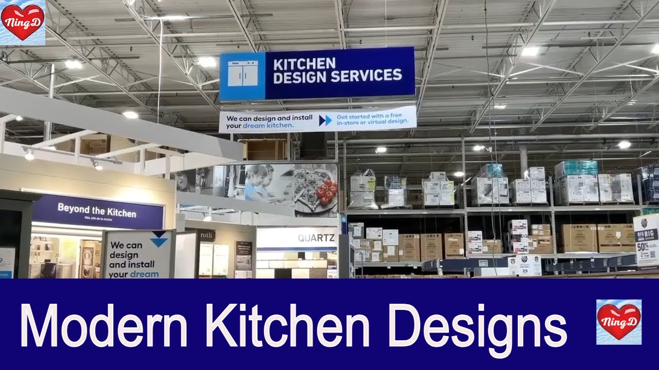 New And Beautiful Kitchen Designs At Lowe's - YouTube