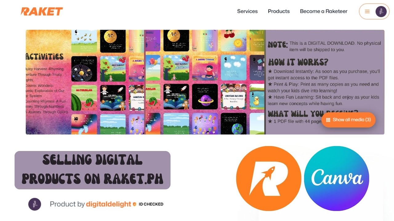 Selling Digital Products on Raket.ph - YouTube