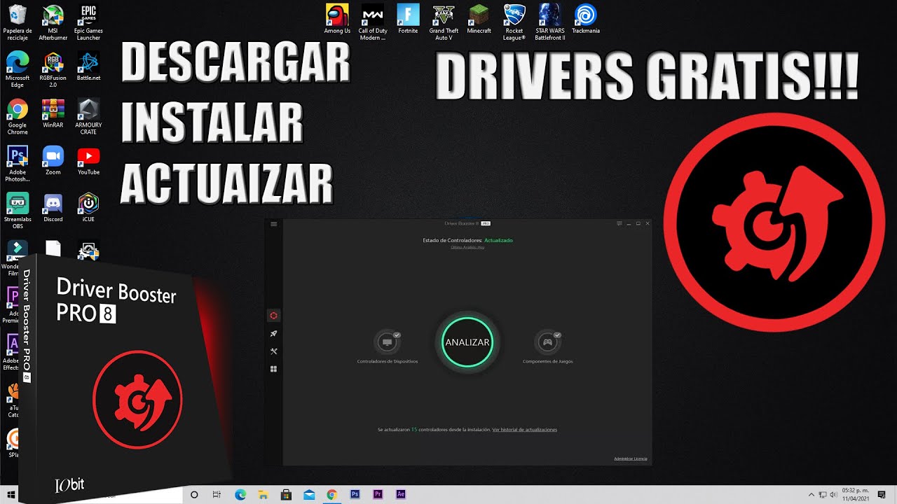 COMO DESCARGAR INSTALAR Y ACTUALIZAR LOS DRIVERS PARA MI PC GRTATIS ...