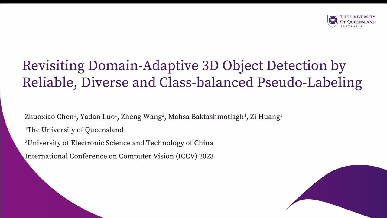 ICCV2023 Revisiting Domain-Adaptive 3D Object Detection by Reliable, Diverse and Class-balanced ...