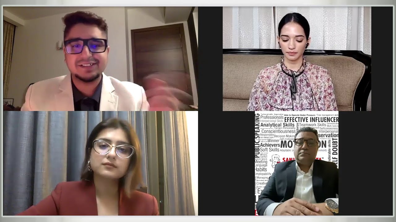 Sanjeev Dutta mentors the state winners on personality. - YouTube