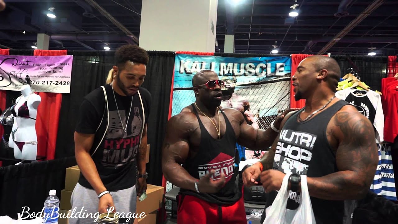 Kali Muscle , Hyphy Mud & Crew | 2015 Mr Olympia Expo - YouTube