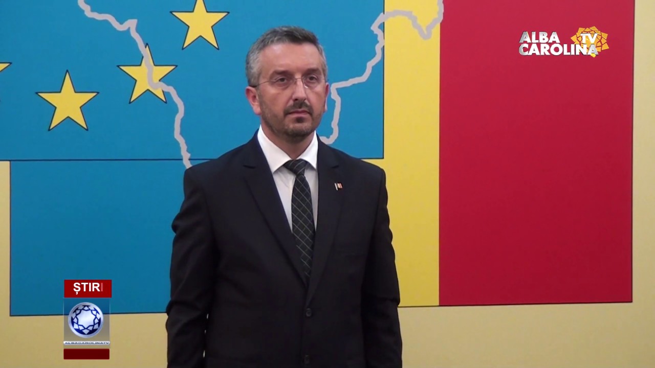 Investirea noului prefect de Alba - YouTube
