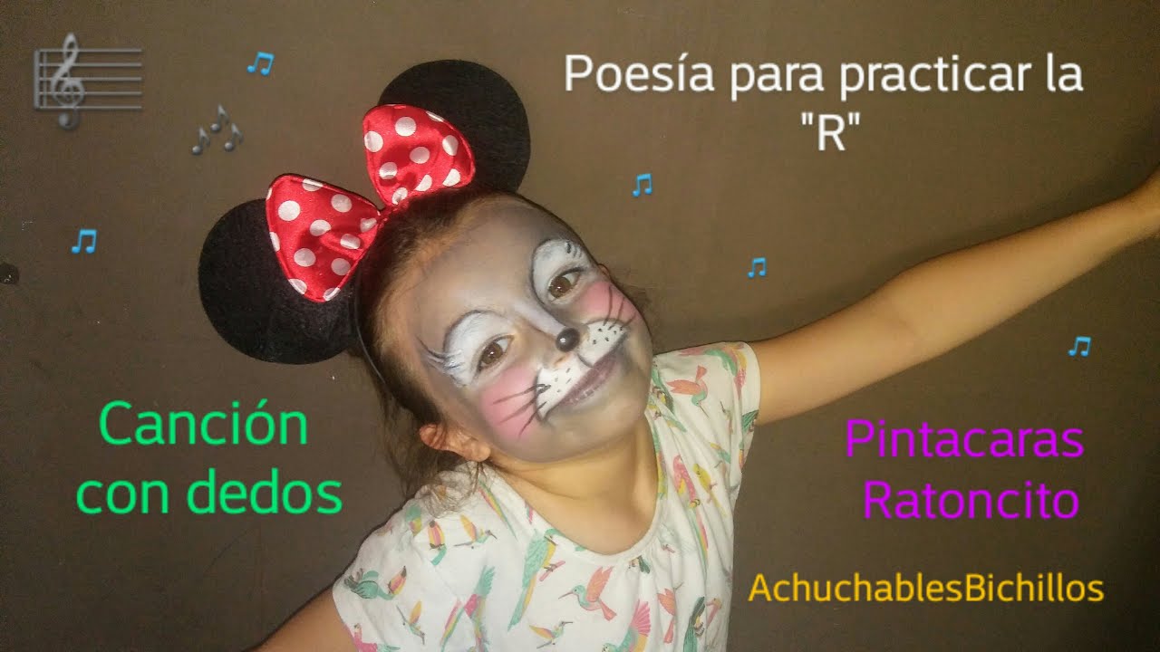 Poesía ratoncito roedor, para practicar la "R" - YouTube