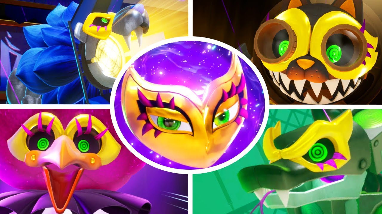 Princess Peach: Showtime! - All Darkle Bosses (No Damage) - YouTube