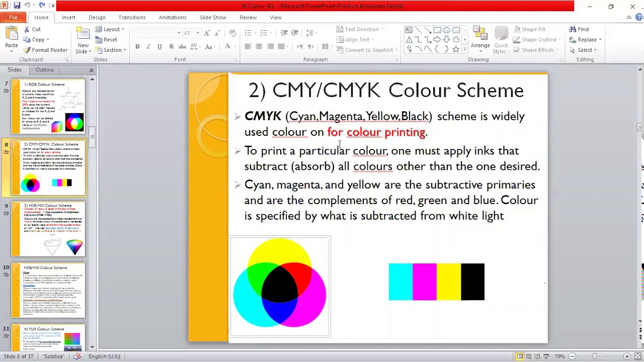 Chapter 4 color part 1 - YouTube