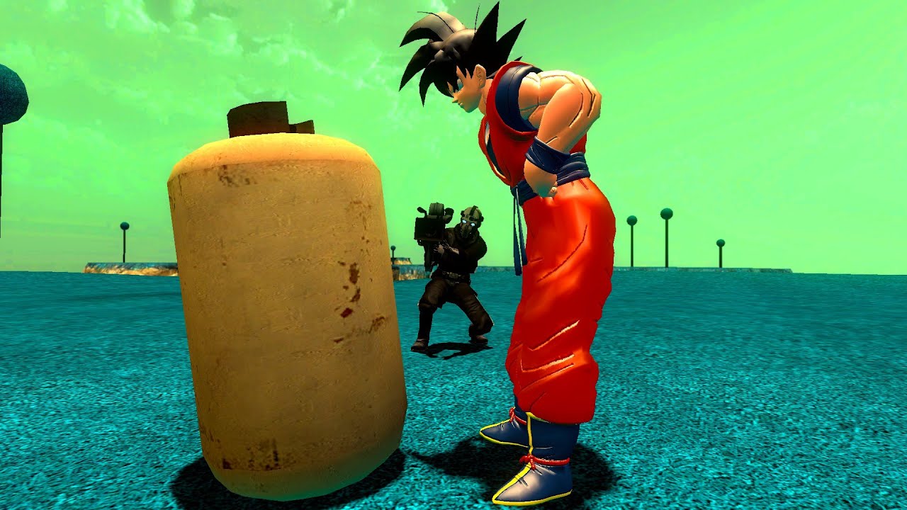 Goku vs El tanque de gas Parte 2 Final (GMOD) - YouTube