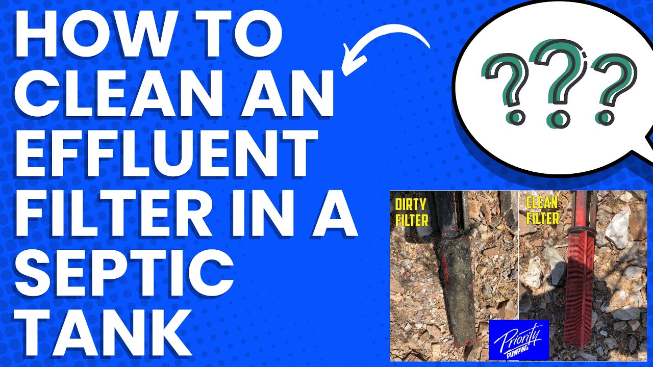 DIY - Cleaning Your Septic Tank Effluent Filter - YouTube