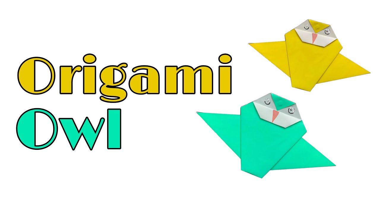 How To Make Easy Origami Owl | Owl | Origami Bird | DIY Animal | Paper ...