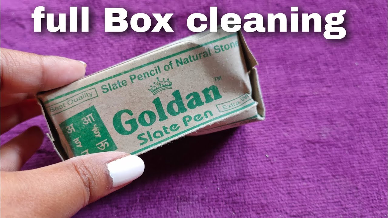 Slate pencil Cleaning Video - YouTube