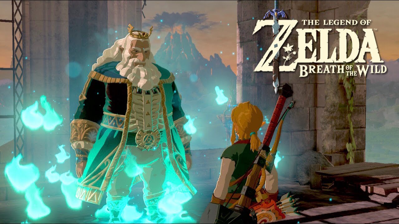 Zelda Breath of The Wild. King Rhoam Speaks the Past 100 Years. - YouTube