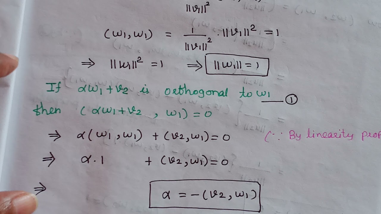 Every Finite Dimensional Inner Product Space Has An Orthonormal Set As Every Finite Dimensional Inner Product Space Has An Orthonormal Set As