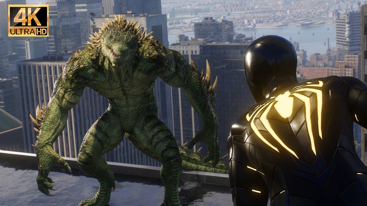 Anti-Ock Suit Vs The Lizard (NG+) - Marvel’s Spider-Man 2 PS5 Pro ...