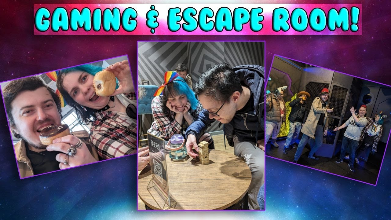 Gaming Night & Escape Room! 🎮 (Vlog) - YouTube