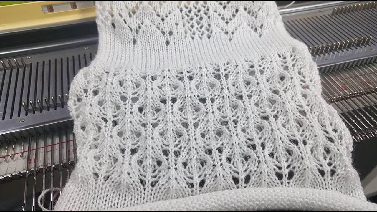Tricotosa 9: Lace Pattern (Tejido Calado) Parte 1. - YouTube