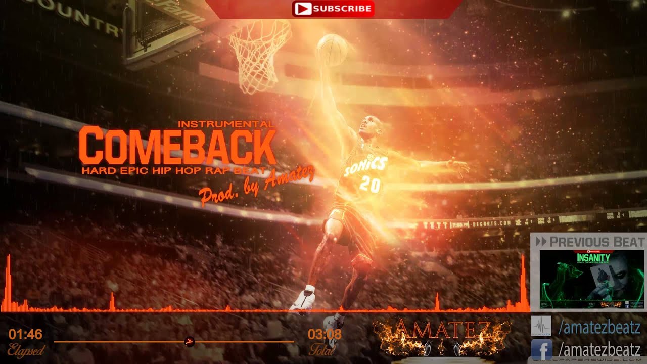 Comeback | Hard Epic Hip Hop Rap Beat [SOLD] - YouTube