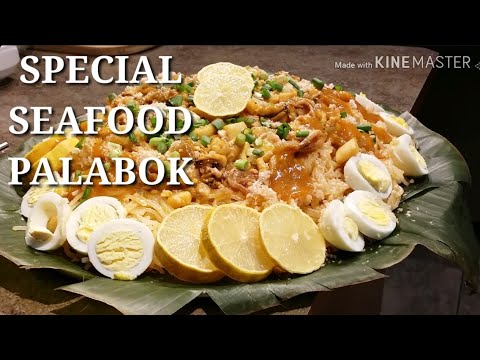 COOKING 101 : SPECIAL SEAFOOD PALABOK / PANSIT PALABOK / FILIPINO ...