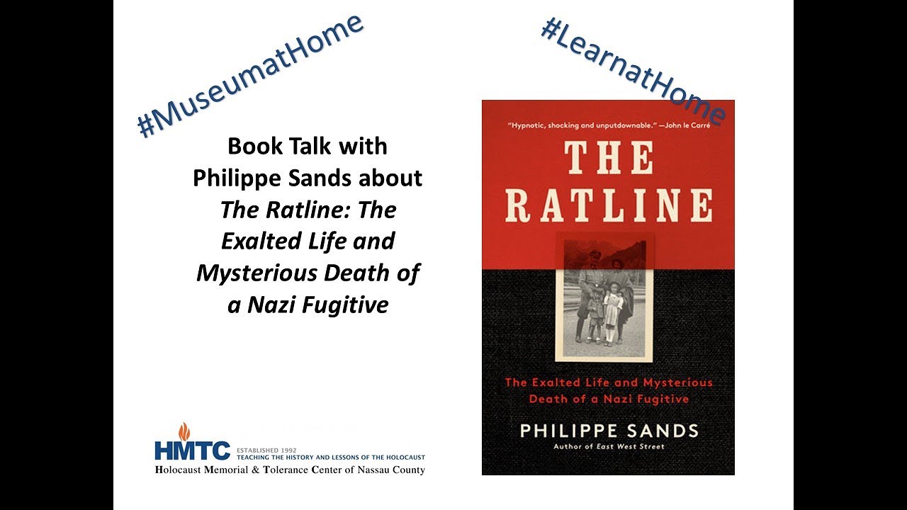 Book Discussion with Philippe Sands about "The Ratline" - YouTube