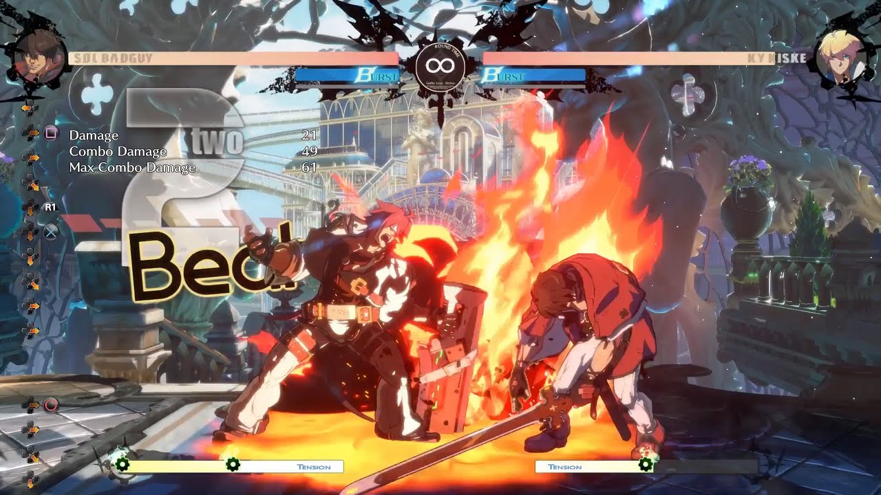 Guilty Gear -Strive- Season 1 - Sol Gun Flame Oki Guide - YouTube