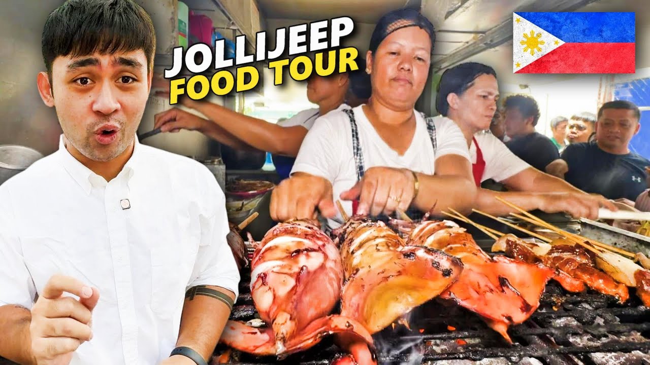 JOLLIJEEP Filipino Street Food Tour in MAKATI! 5 Must Try JolliJeeps ...