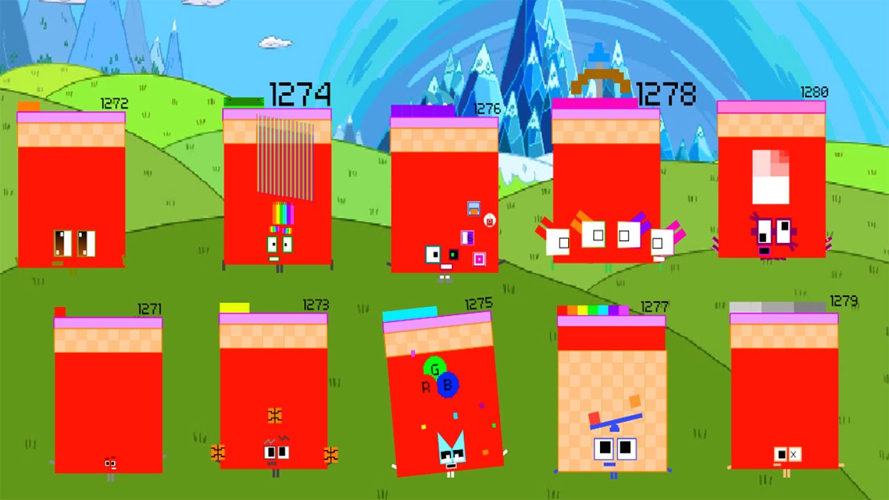 Numberblocks full season Numberblocks Band Retro 1271 to 1280 - YouTube
