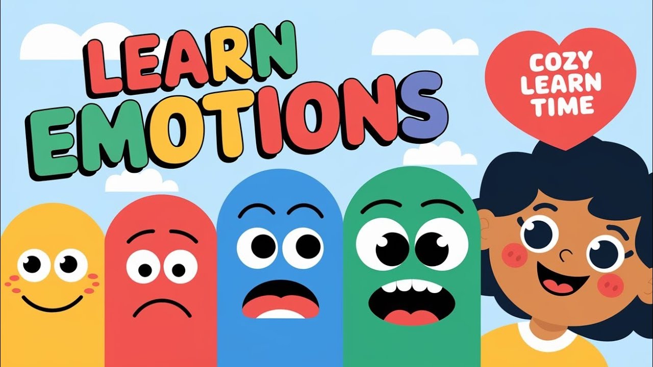 Learning Emotions: Happy, Sad, Angry (Cartoon Animation) - YouTube