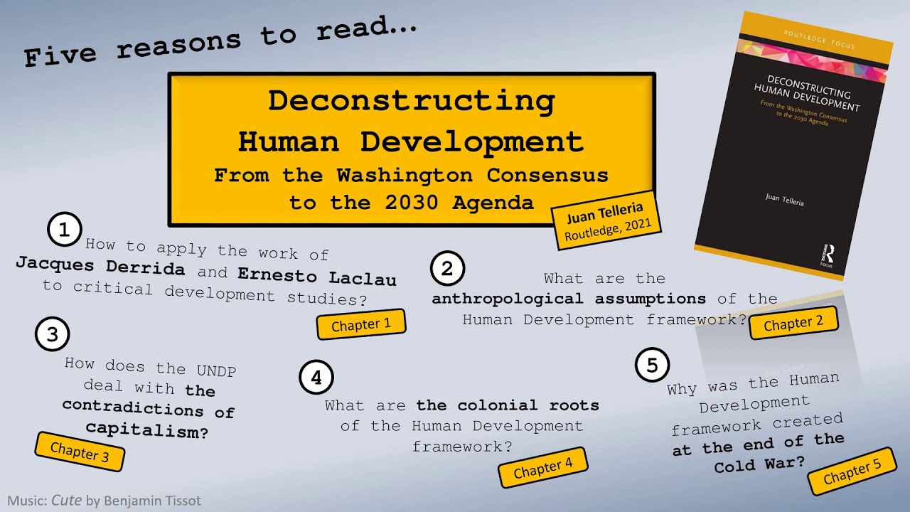 5 Reasons to read Deconstructing Human Development (by J. Telleria) - YouTube