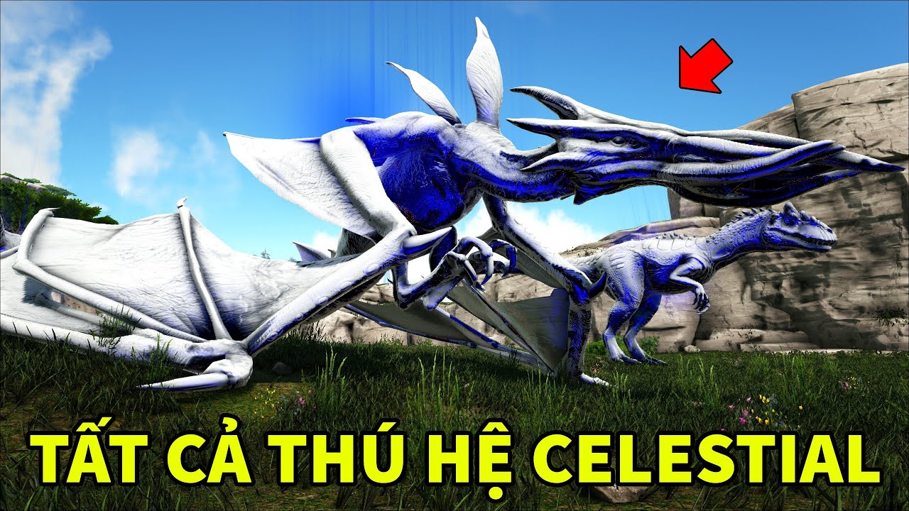 (ARK) Sức Mạnh Tất Cả Khủng Long Hệ "CELESTIAL" Trong Mod Primal - YouTube