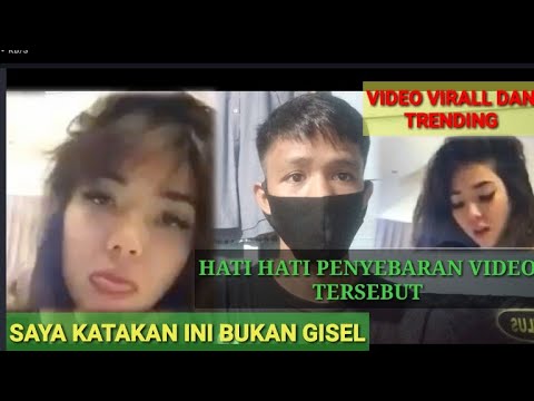 video viral gisel  trending ini bukan artis gisel Anastasia hati hati penyebar video -Video full