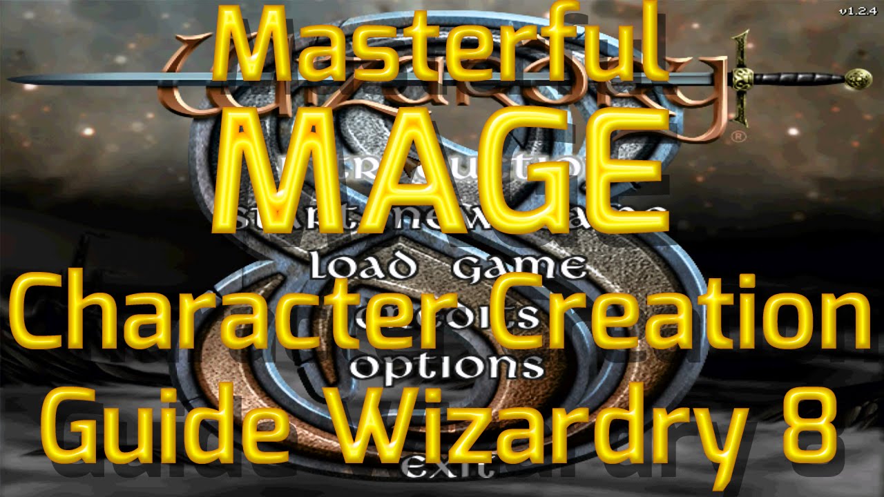 How to make a Masterful Mage in Wizardry 8 - Character Creation Guide Expert Gameplay - YouTube