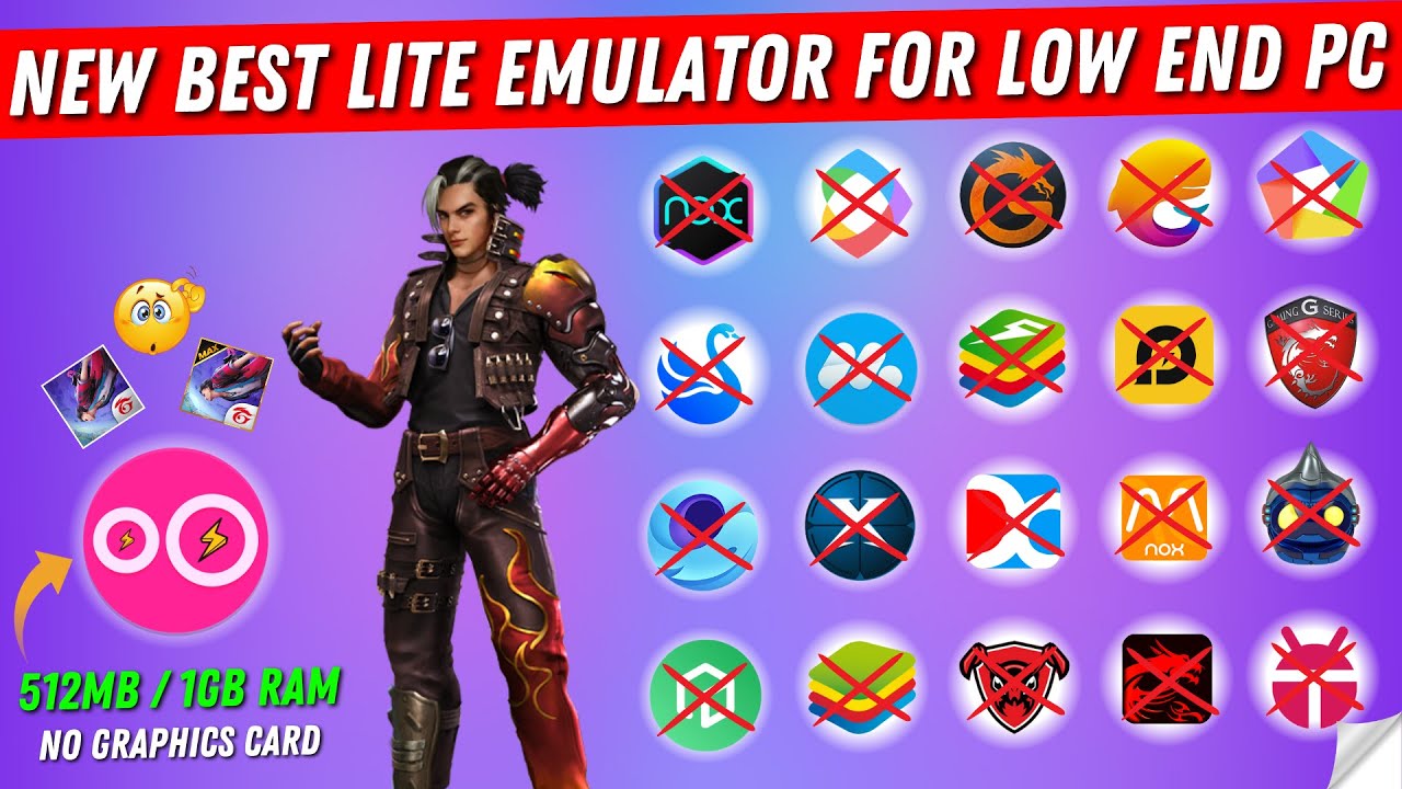 (New) Best Lite Emulator For Free Fire Low End PC | Best Android ...