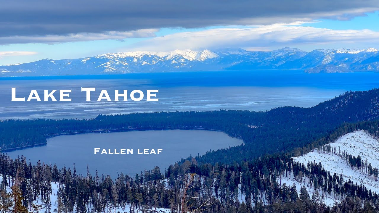 A beautiful ski tour above Angora Lakes, Fallen Leaf Lake, and Lake ...