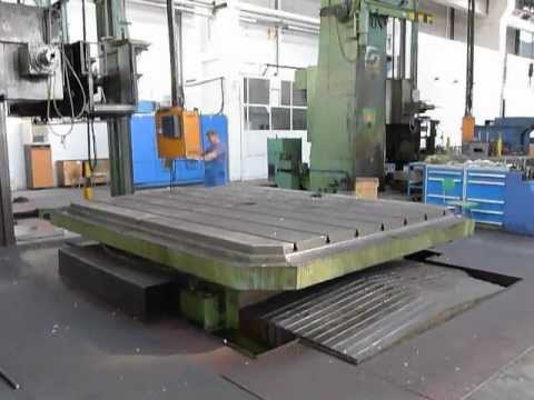 CNC Rotary Table EIMELDINGEN 63 Ton 4.000 x 3.000 mm - Skoda Schiess ...