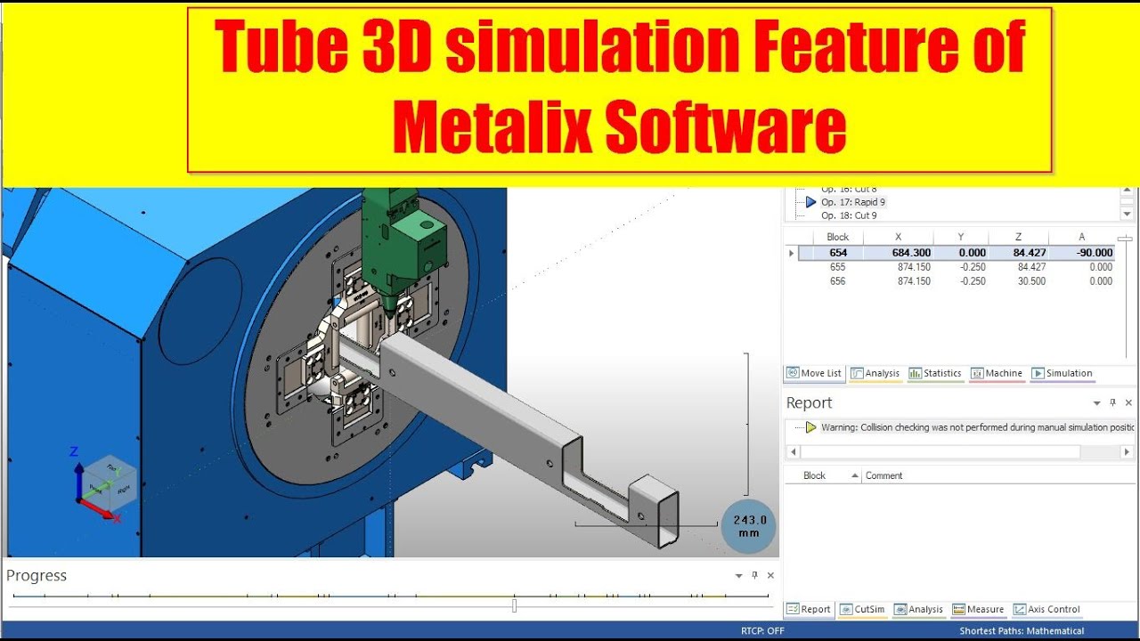 Metalix Tube 3D Simulation feature - YouTube