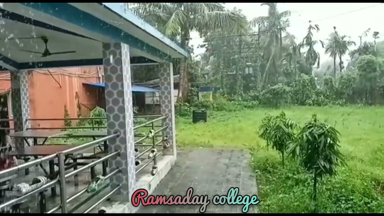 Amta Ramsaday college rainy whether 💚💚 - YouTube