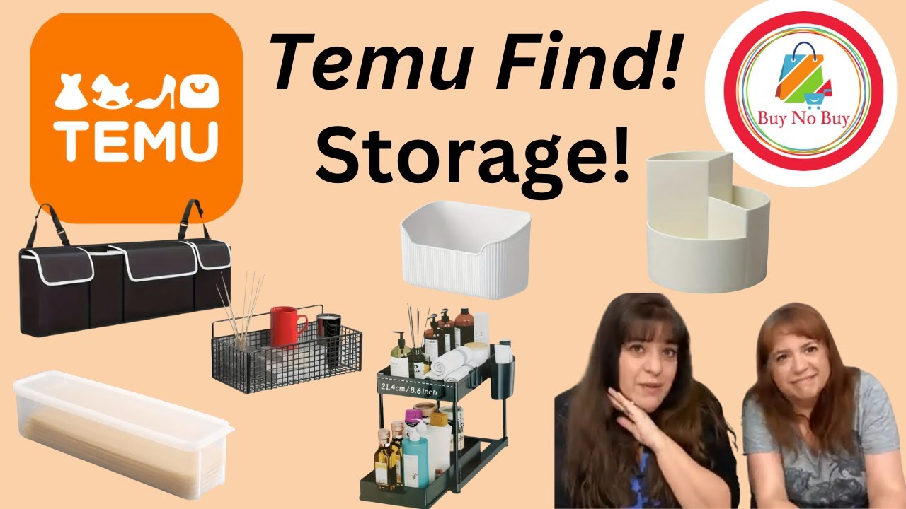 Temu haul - storage options #temu #temufinds #storage #organization # ...