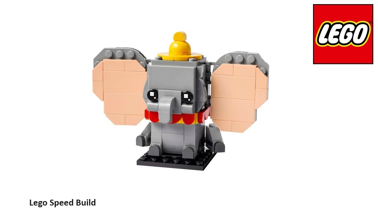Lego Brickheadz 40792 Dumbo Speed Build - YouTube