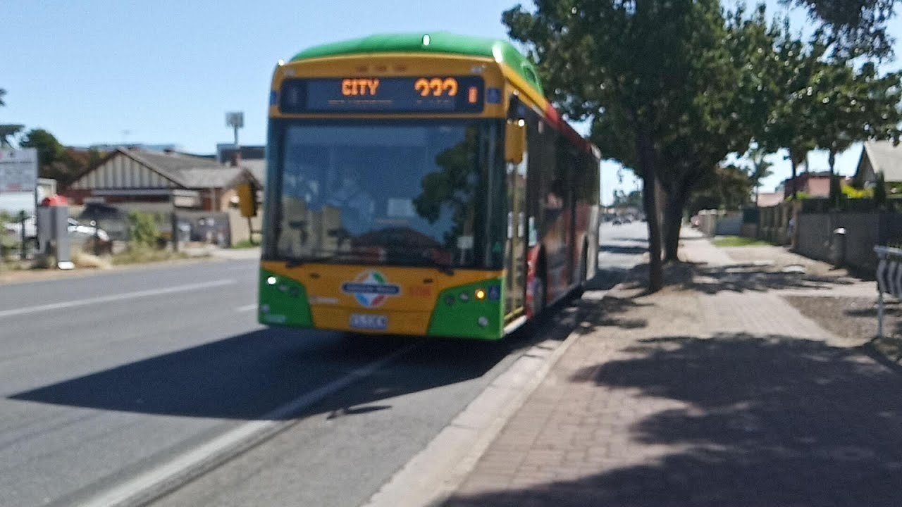 Adelaide Metro - A trip on Scania K320UB Hybrid (Bustech (SA) 'VST ...