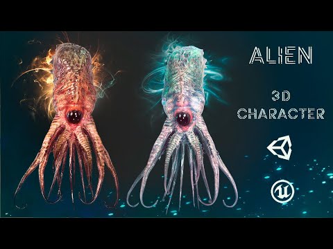 Alien 7 | Game Ready 3D Model | For pack 1/5 - YouTube