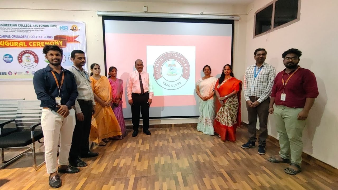 SREC COLLEGE CLUBS INAUGURAL CEREMONY - YouTube