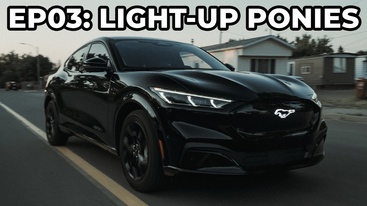 Lighting Up The Ford Mustang Mach-E Ponies | BSKT Design Install - YouTube