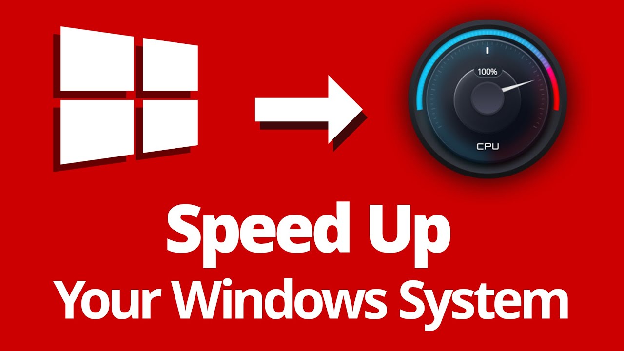 How to Permanently Speed Up Your Windows - YouTube