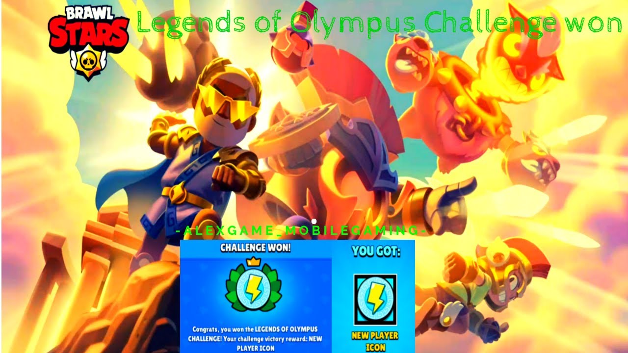 Brawl Stars. I completed the Legends of Olympus Challenge. Cool battles ...