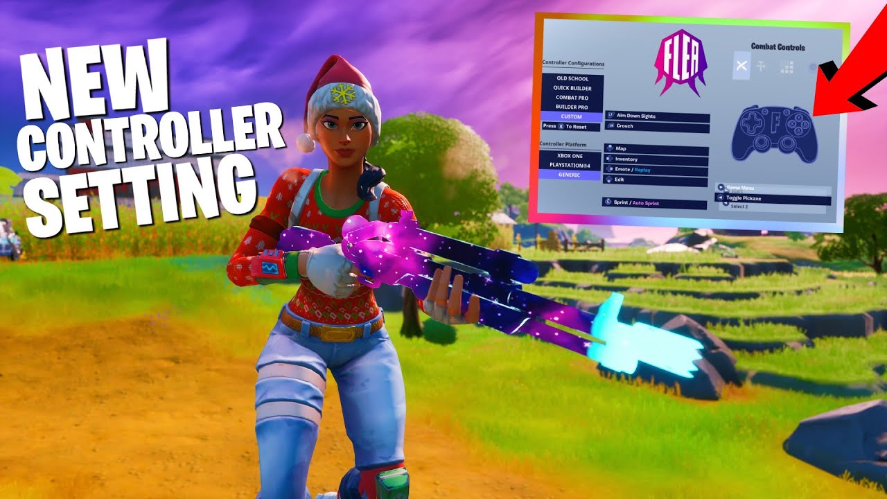 Trying Flea's SECRET Controller Setting For Faster Builds/Edits (Best ...