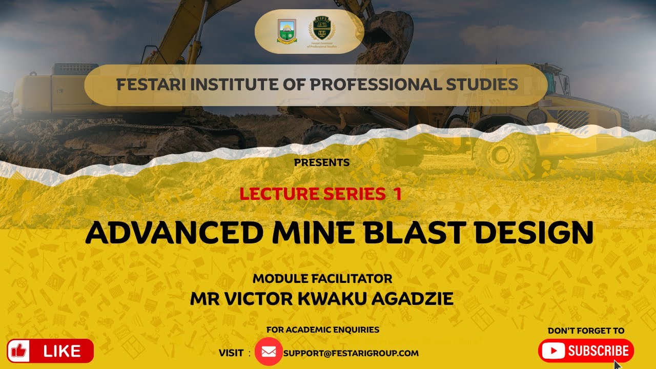 ADVANCED MINE BLAST DESIGN - EPISODE 1 - YouTube