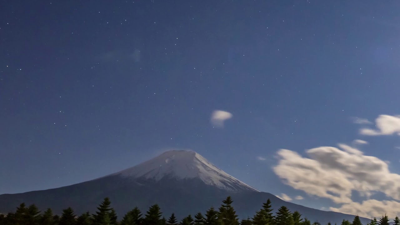 Mt Fuji Night Time Lapse - YouTube