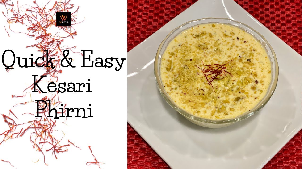 Quick & Easy Kesari Phirni - YouTube