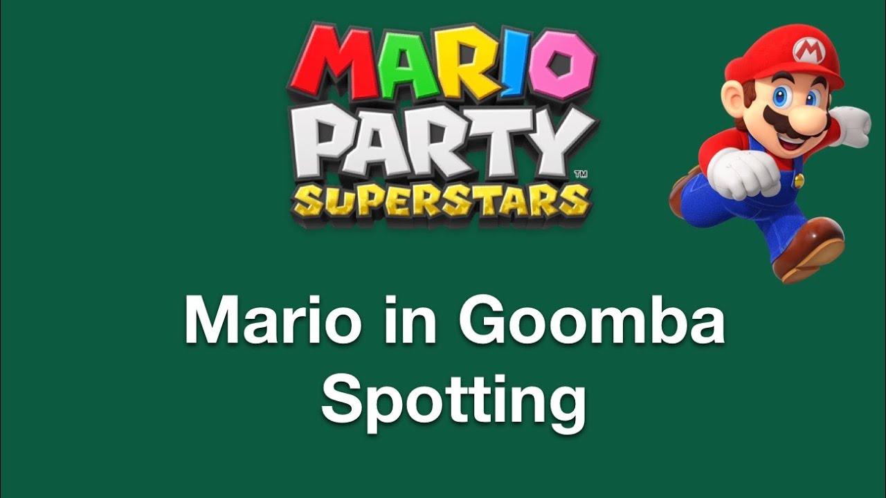 Mario Party Superstars- Mario in Goomba Spotting - YouTube